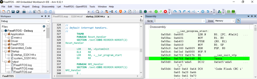 IAR Embedded Workbench中的MCU启动过程